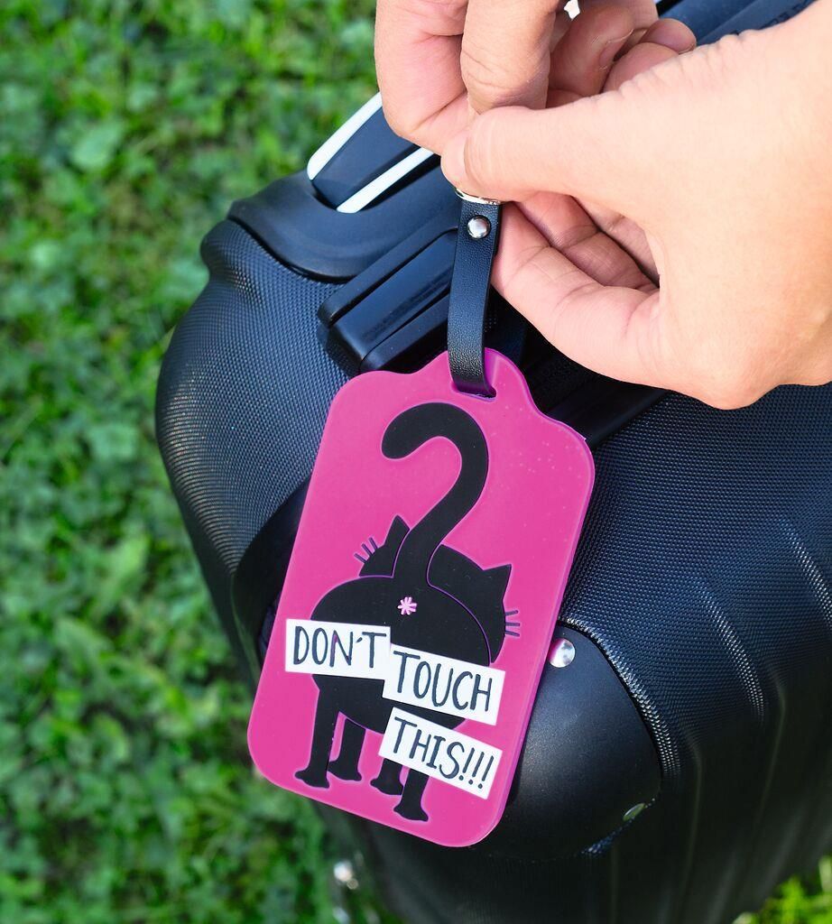 Ed the Cat kofferlabels - Katsign